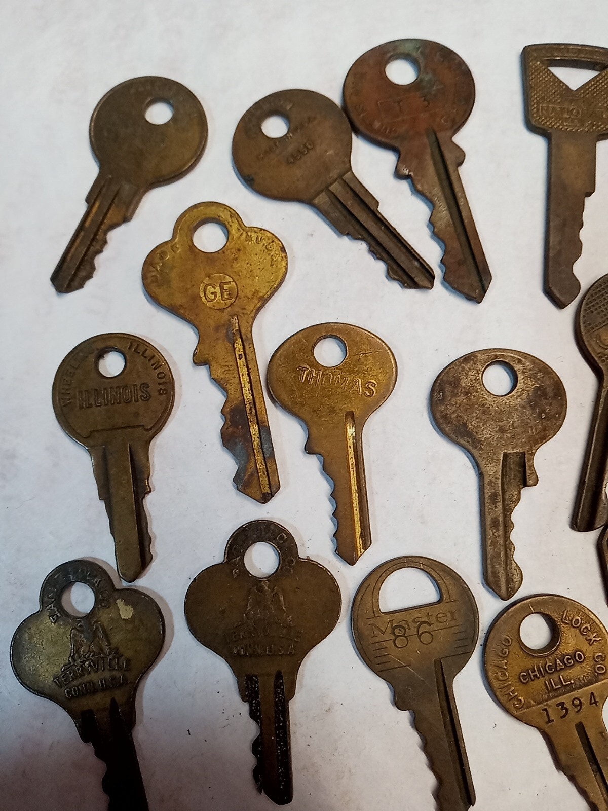 Vintage Brass Keys For Crafts Steampunk Lot Of 20 | eBay