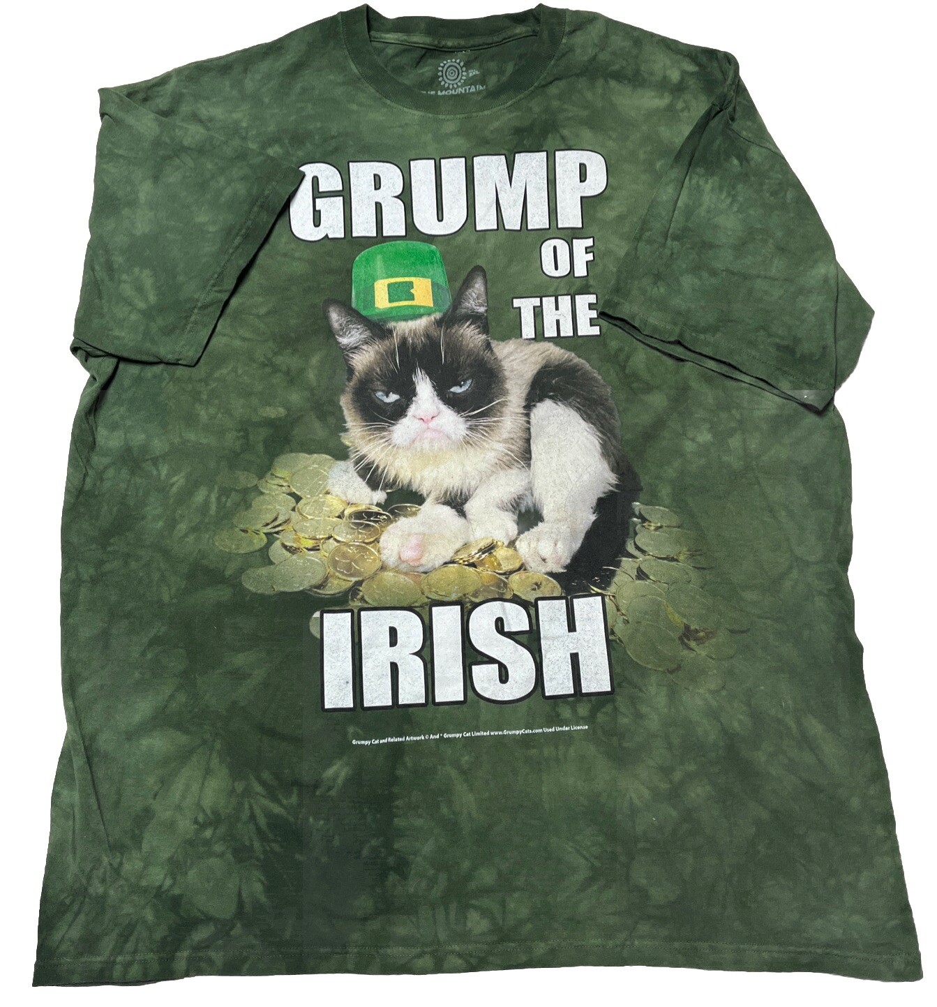 The Mountain Grumpy Cat Grump Of The Irish T-Shirt Size 2XL | eBay