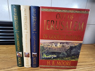 SIGNED x2 Complete Set of OUT OF JERUSALEM 1st Ed Hardcovers HB Moore ...