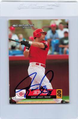 2005 Donruss #304 Jacob Cruz Reds Signed Auto *J2535 | eBay