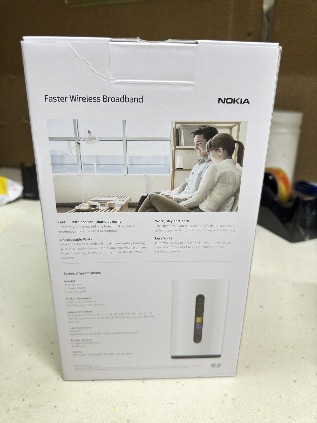 Nokia FastMile 5G Broadband Gateway 3.2 Unlocked Modem Router (5G15-12W ...