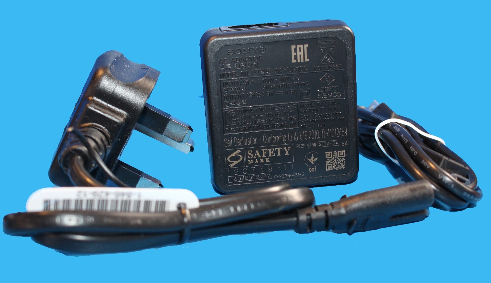 GENUINE ORIGINAL SONY AC-UB10C AC ADAPTOR + MICRO USB CABLE - UK STOCK ...