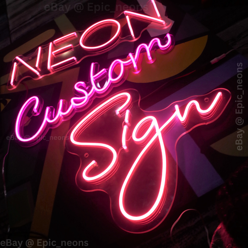 Personalized Custom Neon Sign LED Custom Led Sign Business Logo Acrylic ...