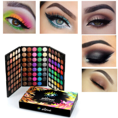 Professional Pigmented Eyeshadow Matte Pearlized Eye Shadow Pressed ...