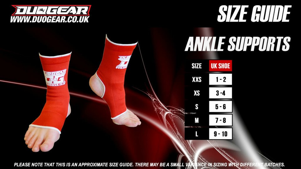 BLACK MUAY THAI ANKLE SUPPORTS MMA MARTIAL ARTS THAIBOXING KICKBOXING ...