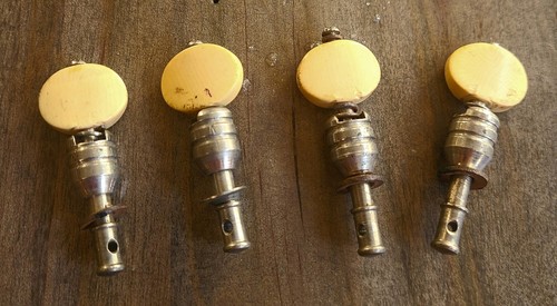 4 Banjo Tuning Pegs, Nickel Plated Vintage American Grover Champion? | eBay