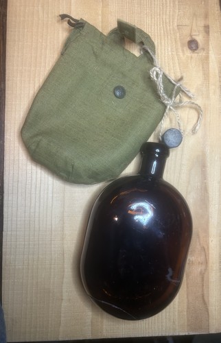 Ww2. Russian canteen ! Glass Water Flask Marked | eBay