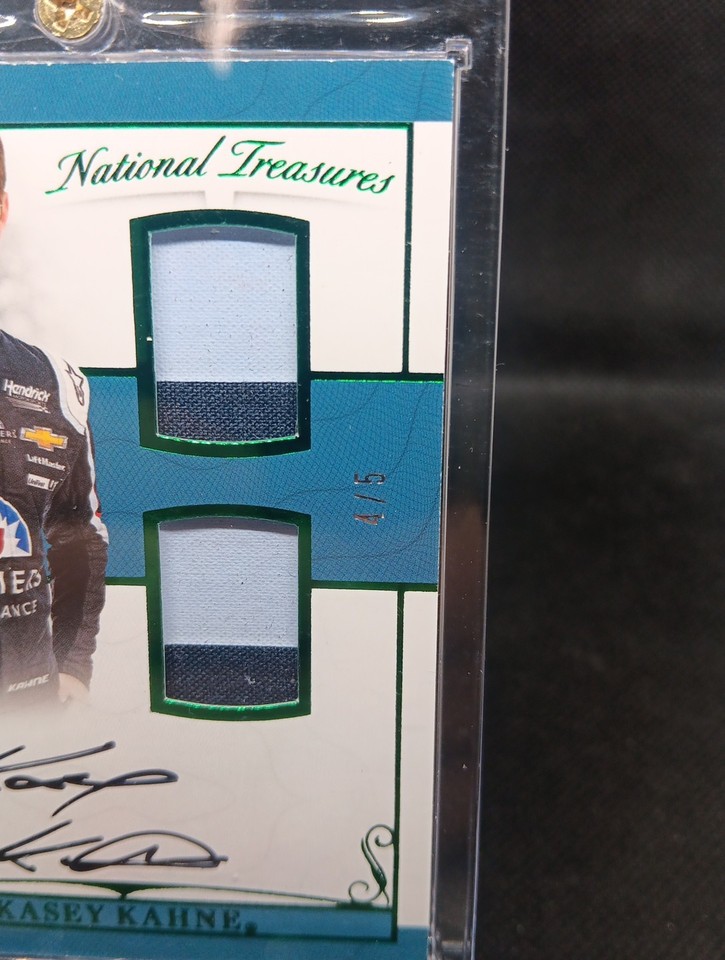 2017 Panini National Treasures Racing Kasey Kahne 4/5 Auto Mint ...