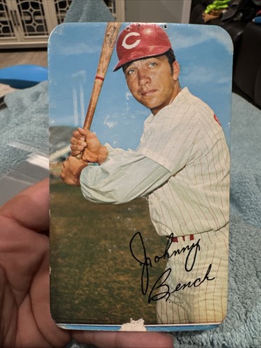 1971 Topps Super 32 Johnny Bench Baseball Card Cincinnati Reds HOF | eBay