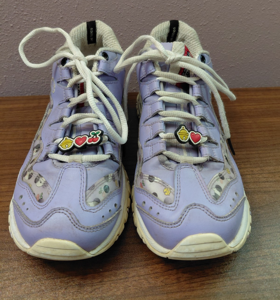 Skechers Energy Animated Line Friends Pastel Purple Chunky Shoes Size 8 ...