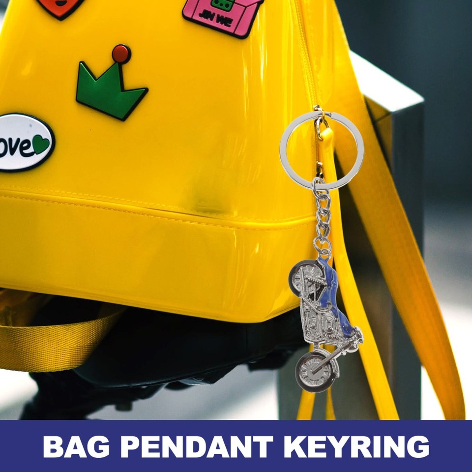 4 Pcs Metal Keychain Man Keychains for Motorcycles Cool Accessories ...