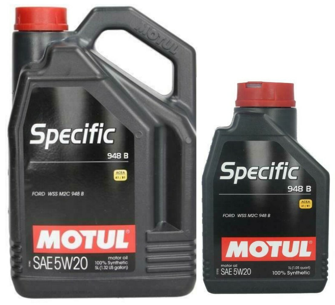 Motul Specific 948B 5W20 Fully Synthetic Engine Oil, Ford Jaguar LR ...