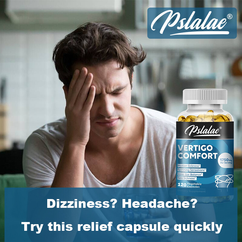 Vertigo Comfort Capsules 1750mg - Dizziness Relief Supplements, Body ...