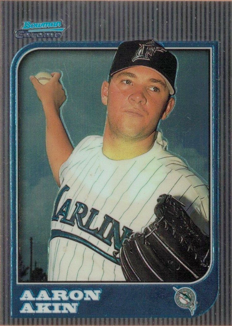 Aaron Akin 1997 Bowman Chrome RC | eBay