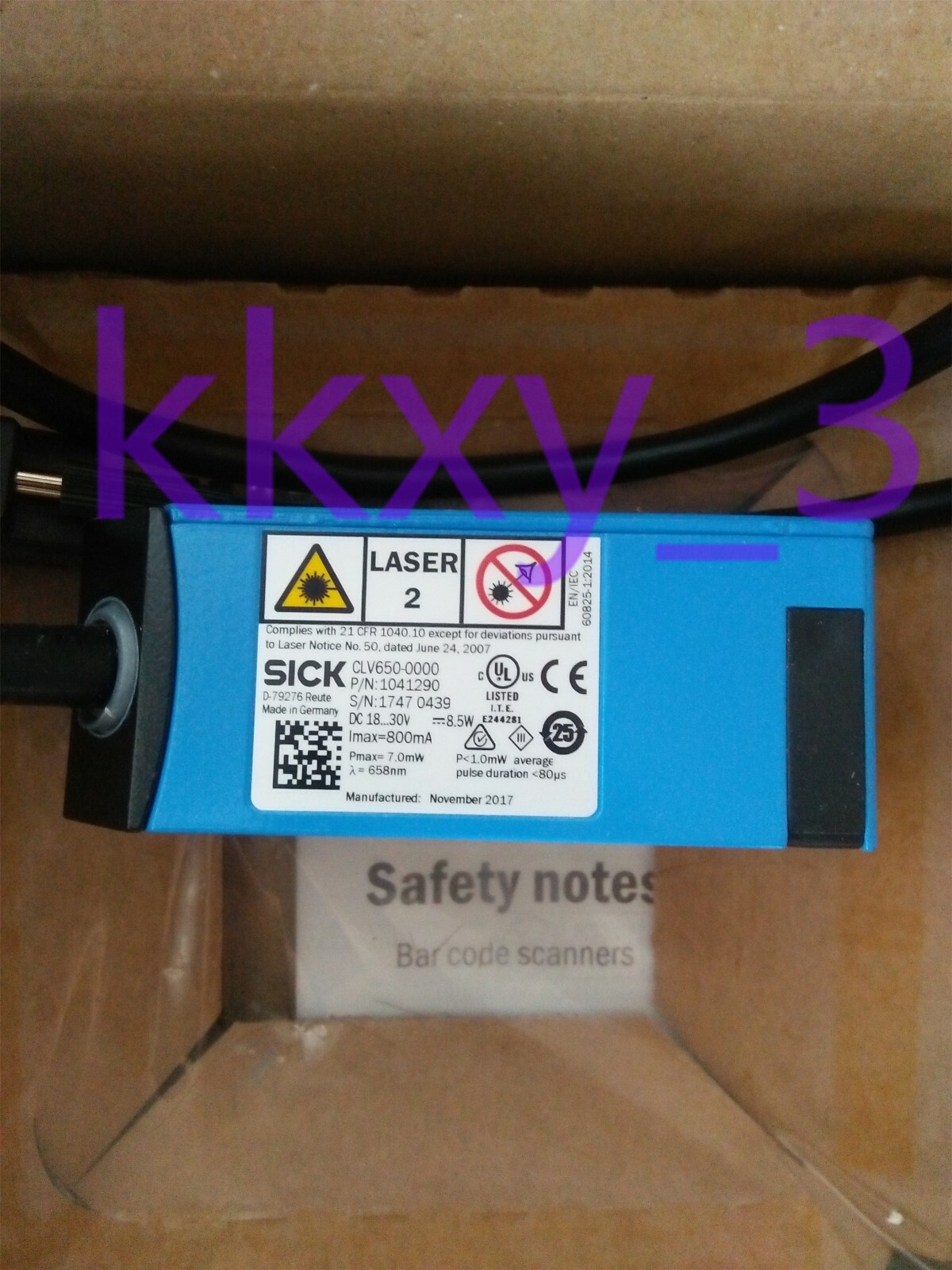 1 PCS NEW IN BOX SICK CLV650-0000 Barcode Reader | eBay
