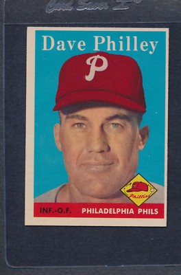 1958 Topps #116 Dave Philley Phillies EX *2681 | eBay