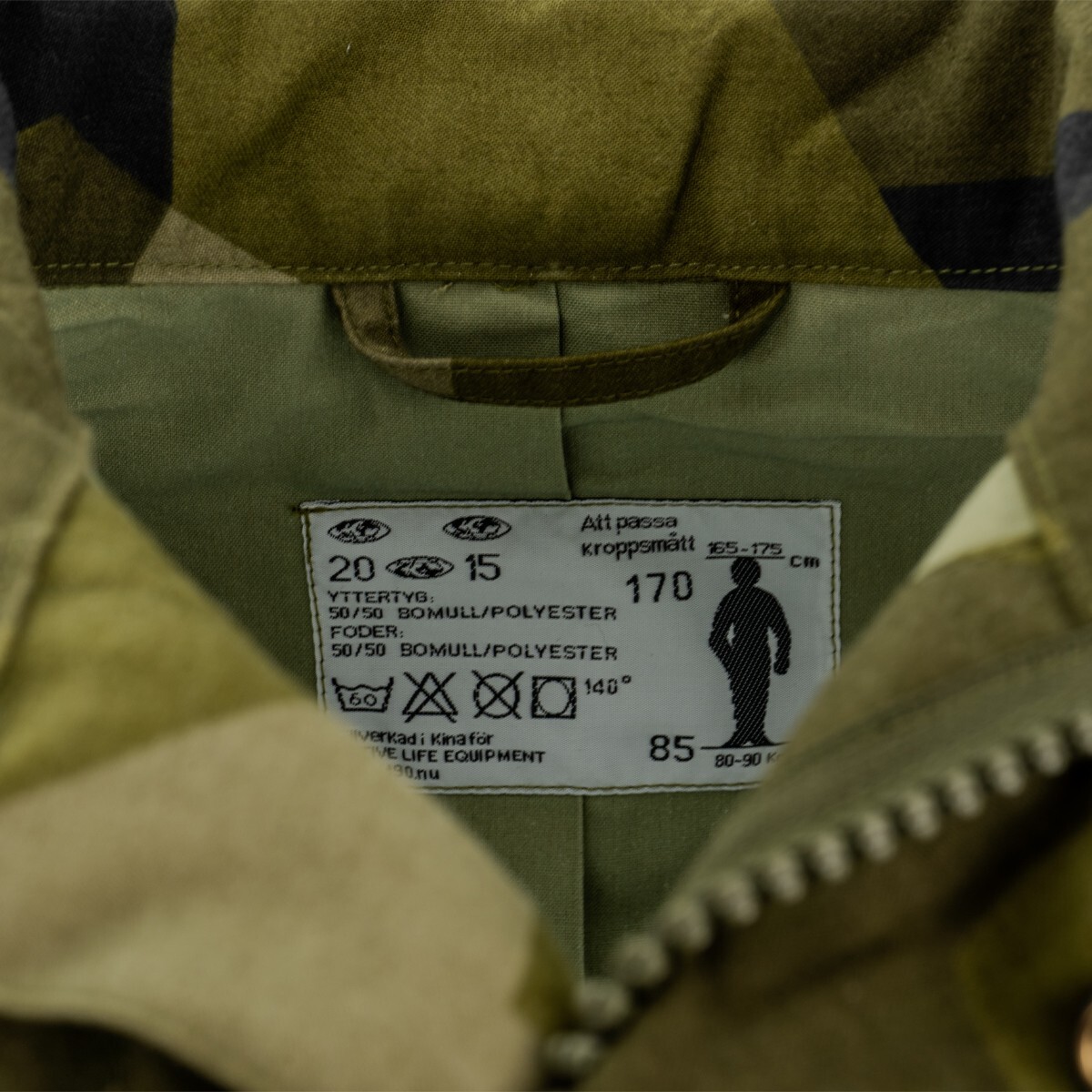 Original Swedish Army M90 Camouflage Lightweight Jacket - Imperfect-All ...
