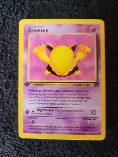 1st Edition Drowzee 54/82 - Team Rocket - NM | eBay