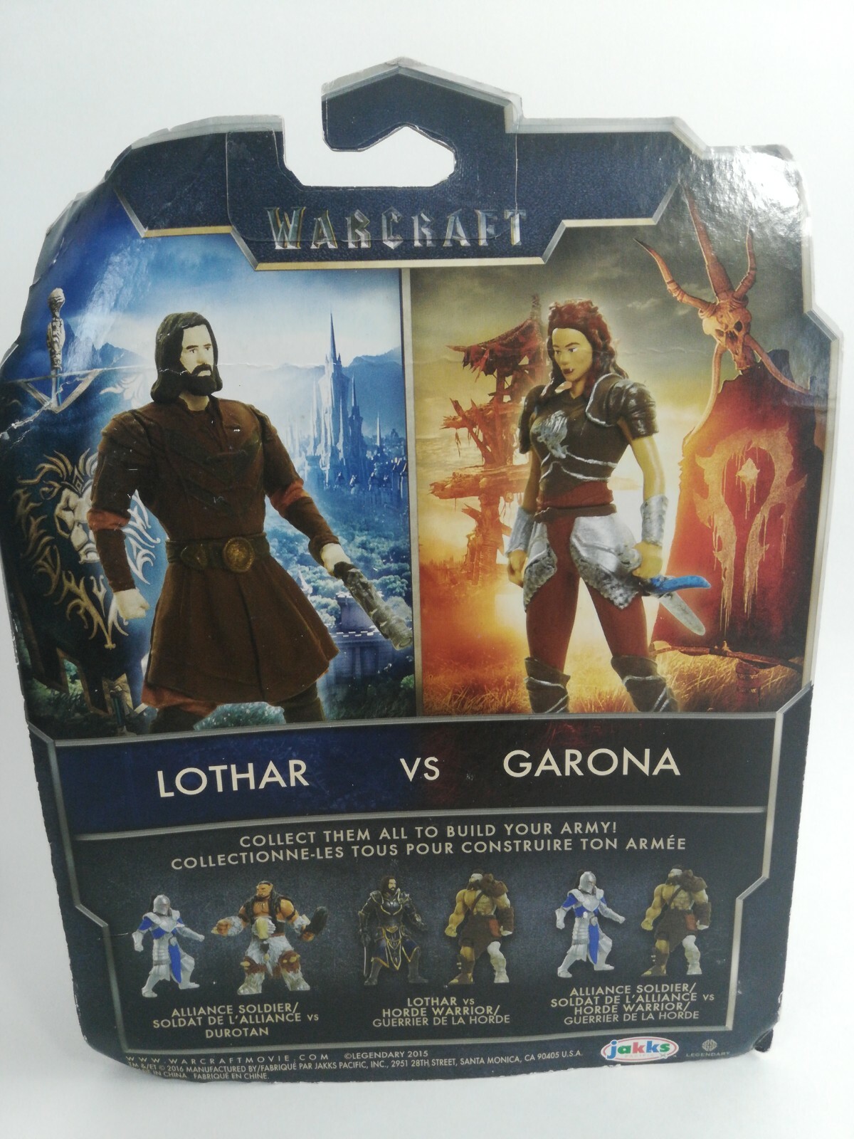 Warcraft Movie Mini Figure 2-Pack -LOTHAR vs. GARONA. | eBay