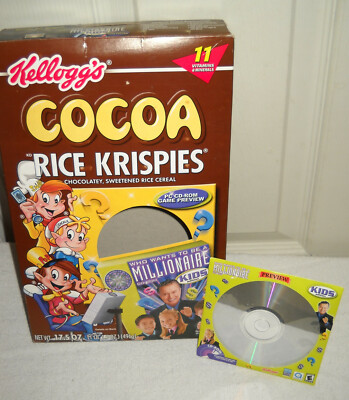 #8748 Kellogg's 2002 Cocoa Rice Krispies Cereal BOX ONLY | eBay