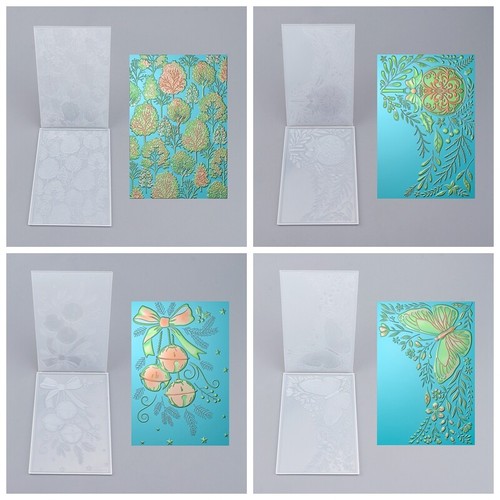 3D Embossing Folders Flower Leaf Stencils DIY Scrapbooking Embossing ...
