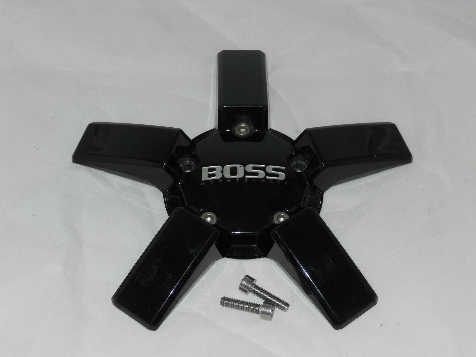 BOSS MOTORSPORTS SERIES 340 BLACK WHEEL RIM CENTER CAP 3263-02 3263 ...