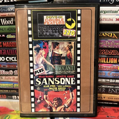 The Bacchantes / Samson 1961 DVD Brad Harris Sword and Sandal Epic ...