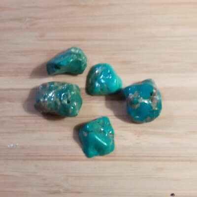 Five Raw Natural Turquoise Stones | eBay