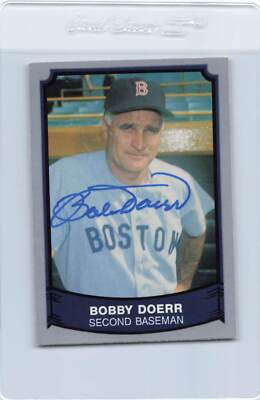 1989 Pacific #150 Bobby Doerr Red Sox Signed Auto *J9727 | eBay