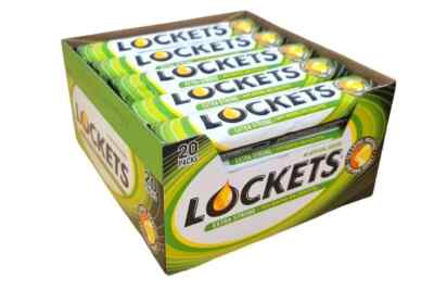Lockets Extra Strong Sweets Throat Menthol Lozenges 20 x 41g FULL BOX ...