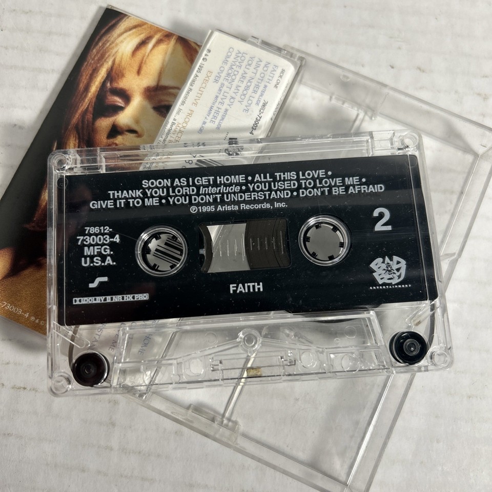 FAITH EVANS - FAITH (1995) CASSETTE TAPE R&B SOUL BAD BOY RECORDS OOP ...