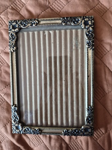 Vintage Picture Photo Frame 4x6” Ornate Victorian Style Standing Gold ...