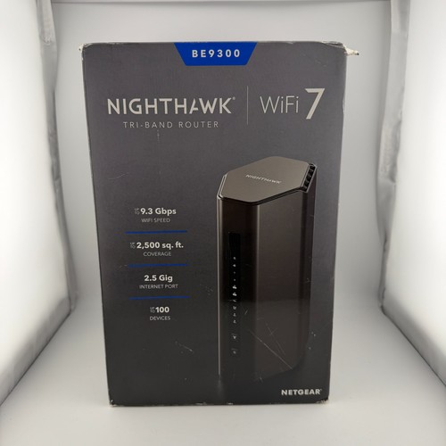 NETGEAR Nighthawk Tri-Band WiFi 7 Router BE9300 Up to 9.3Gbps 9K | eBay