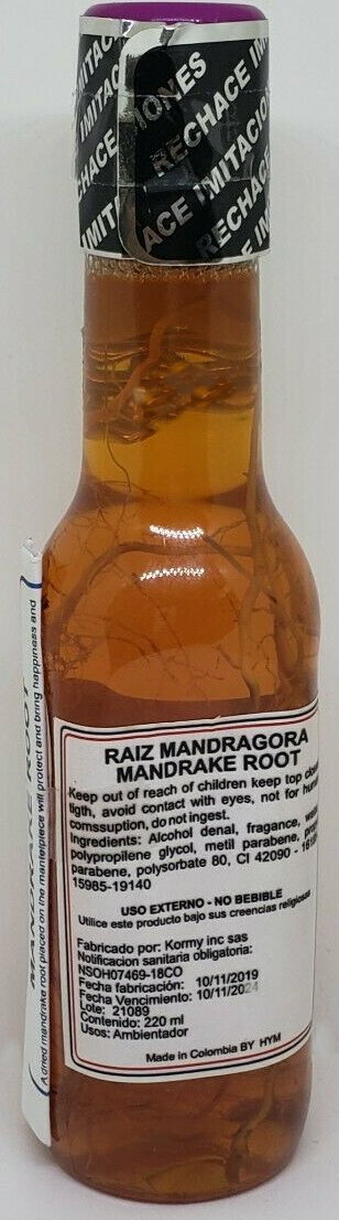 Mandrake Oil With Cut Root - Love, Lust, Protection, Fertility, Gratis ...
