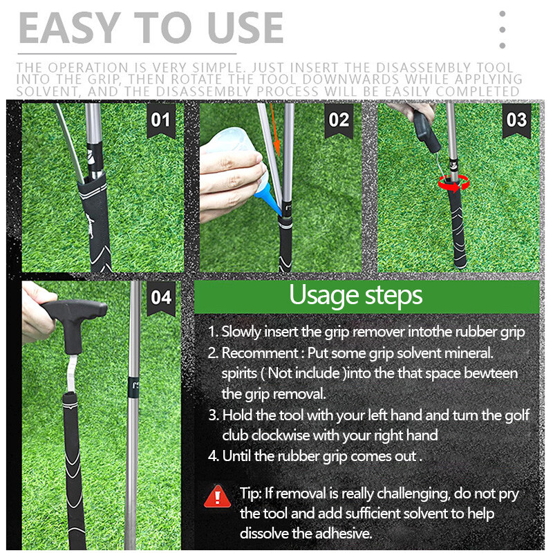 Golf Grip Removal Tool Golf Grip Remover Saver Grip Repair for Outdoor ...
