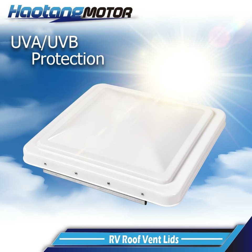 2Pack 14"X14" RV Replacement Roof Vent Cover White Camper (Trailer ...