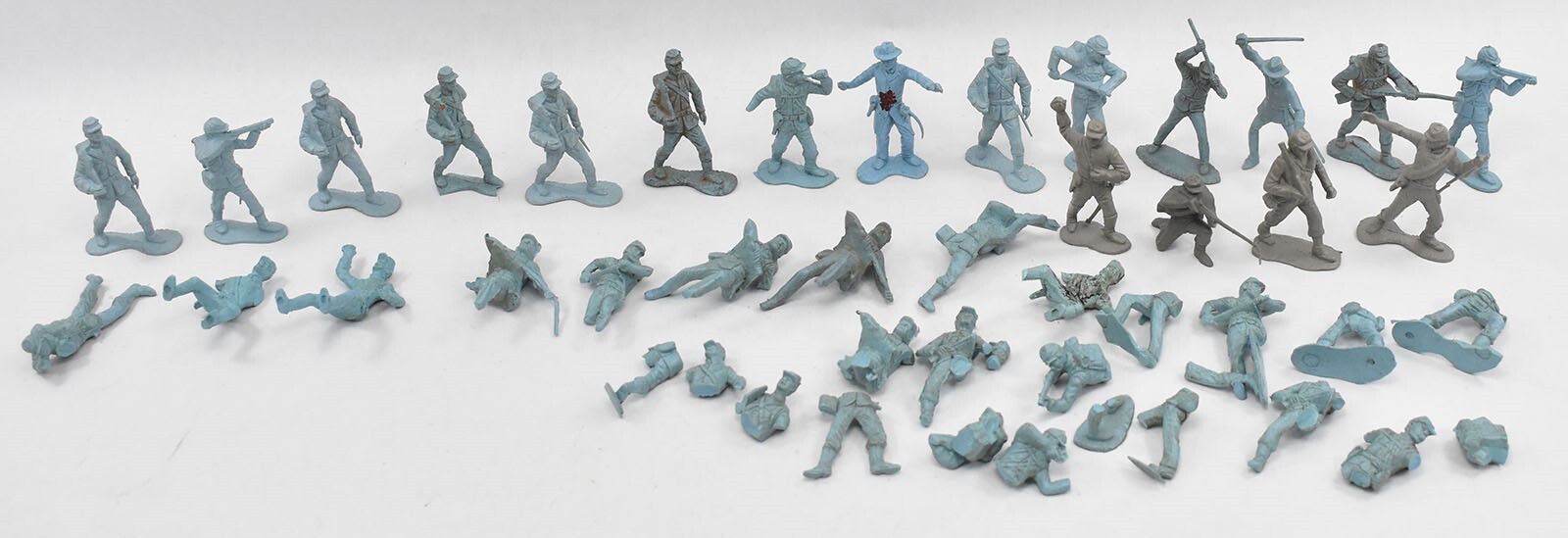 Marx Civil War Soldiers Plastic Army Men Toy Figure Lot | eBay