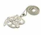NEW RUFF RYDERS 'R' PENDANT & 24" BOX/CUBAN/ROPE CHAIN HIP HOP NECKLACE ...