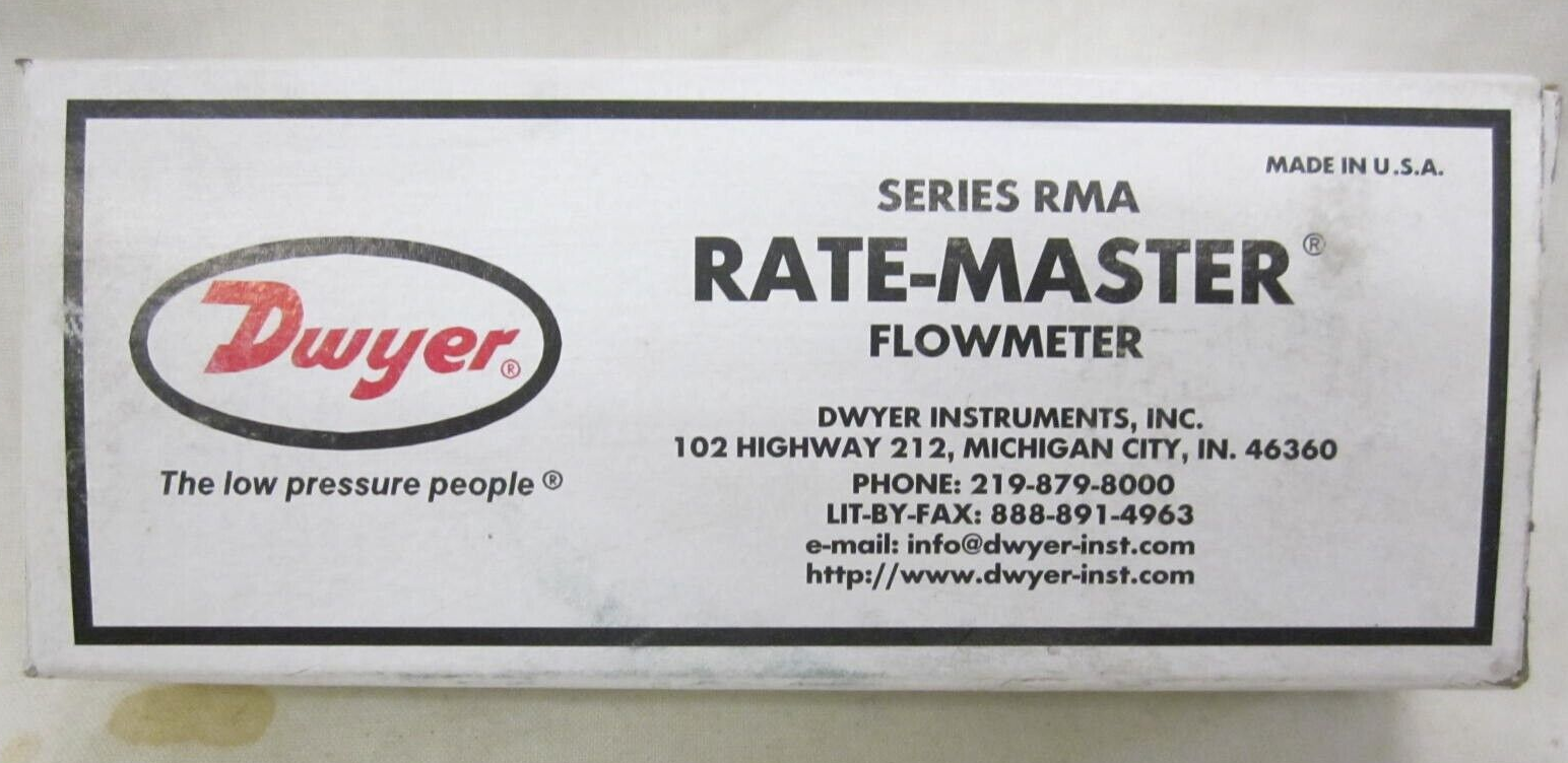 DWYER RMA-2 Air and Gas Flow Meter | eBay