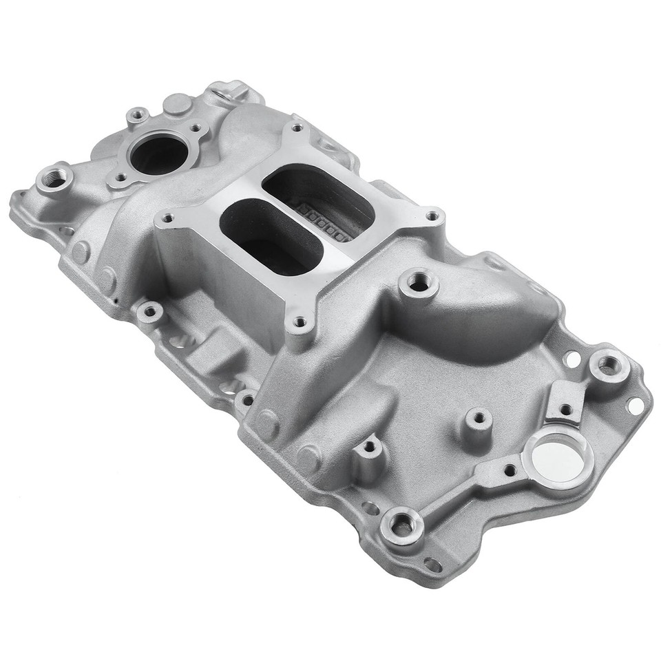 Dual Plane High Rise Intake Manifold for Chevy SBC V8 305 327 350 400 ...