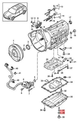 Genuine PORSCHE Cayenne Panamera Porsche 92A 970 Seal Ring 95832158100 ...
