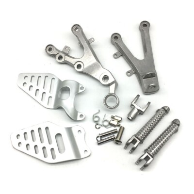 Silver Driver Front Foot Peg Bracket Fit for Yamaha YZF R6 2006-2014 ...
