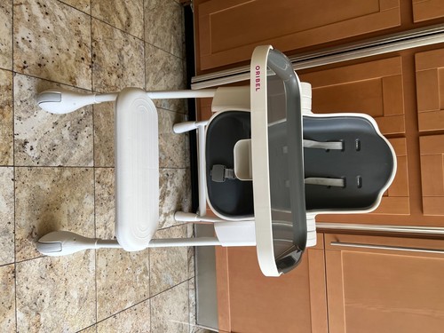 Oribel Cocoon 3-Stage High Chair, Color Slate, Magnetic stow away ...