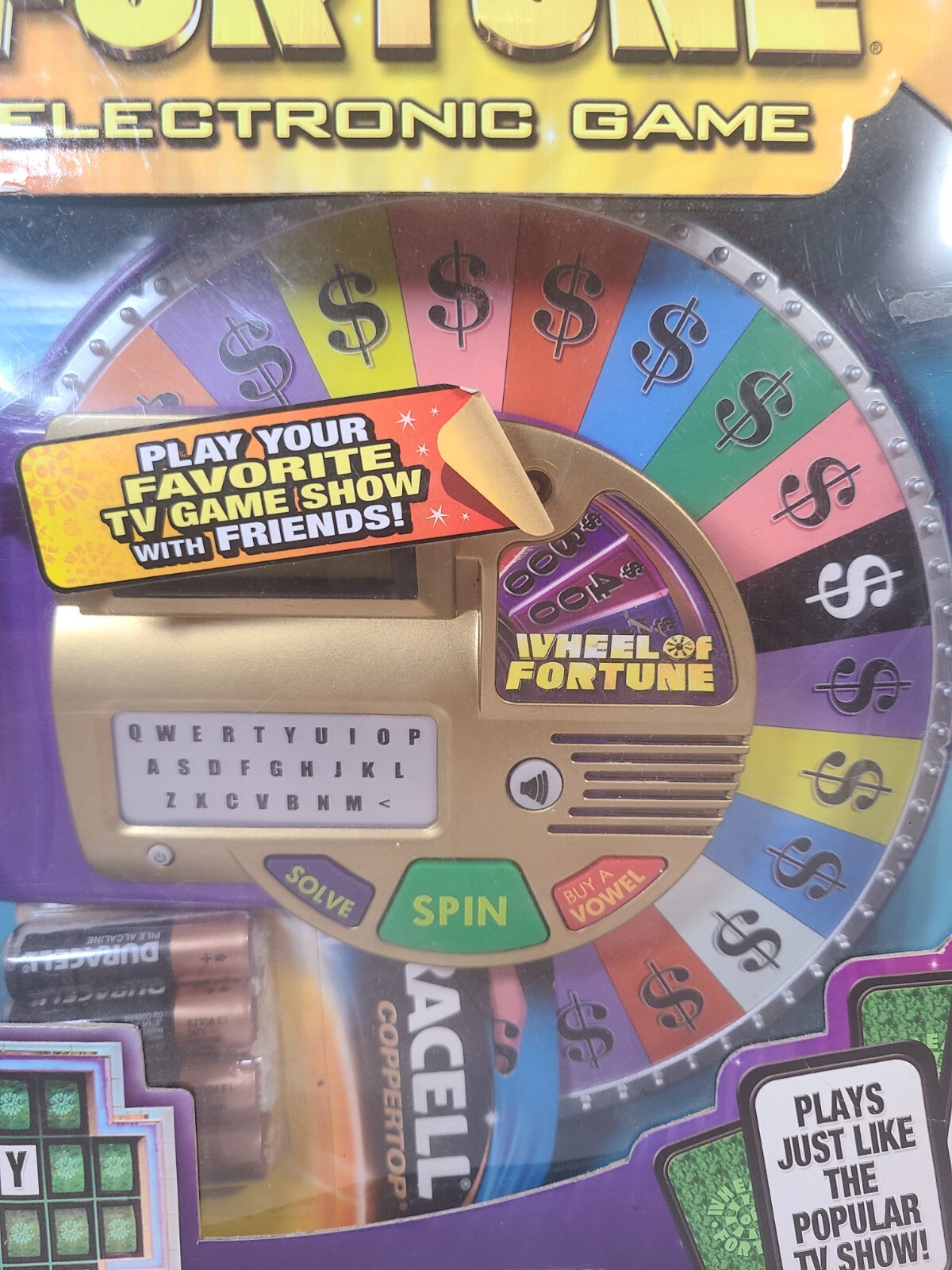 Wheel of Fortune Electronic Game Deluxe Edition 1000 Puzzles TV Show ...