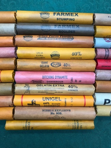 HUGE COLLECTION inert dynamite sticks, price reduced! | eBay