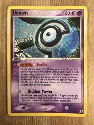Unown C C/28 Holo Rare EX Unseen Forces Pokemon 2005 DMG | eBay