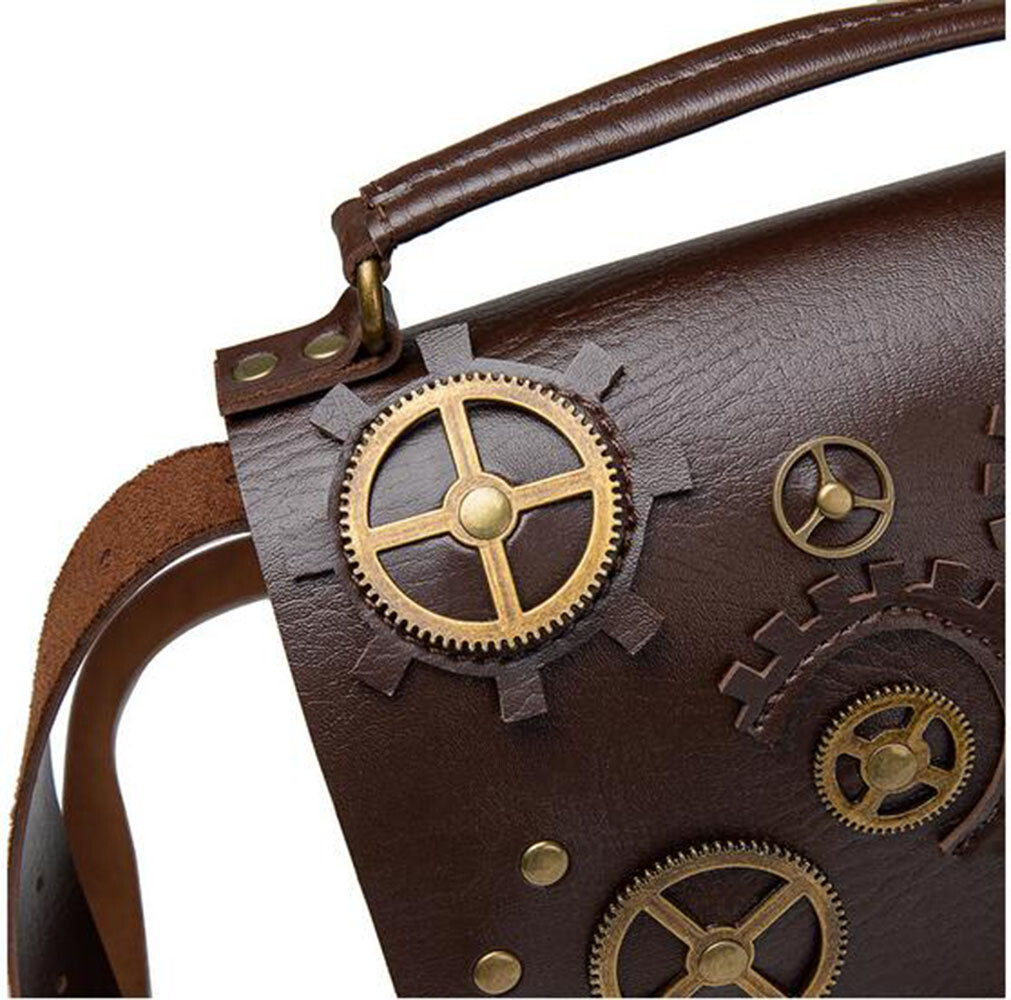 Women Vintage Bag Leather Messenger Shoulder Tote Handbag Satchel Purse ...