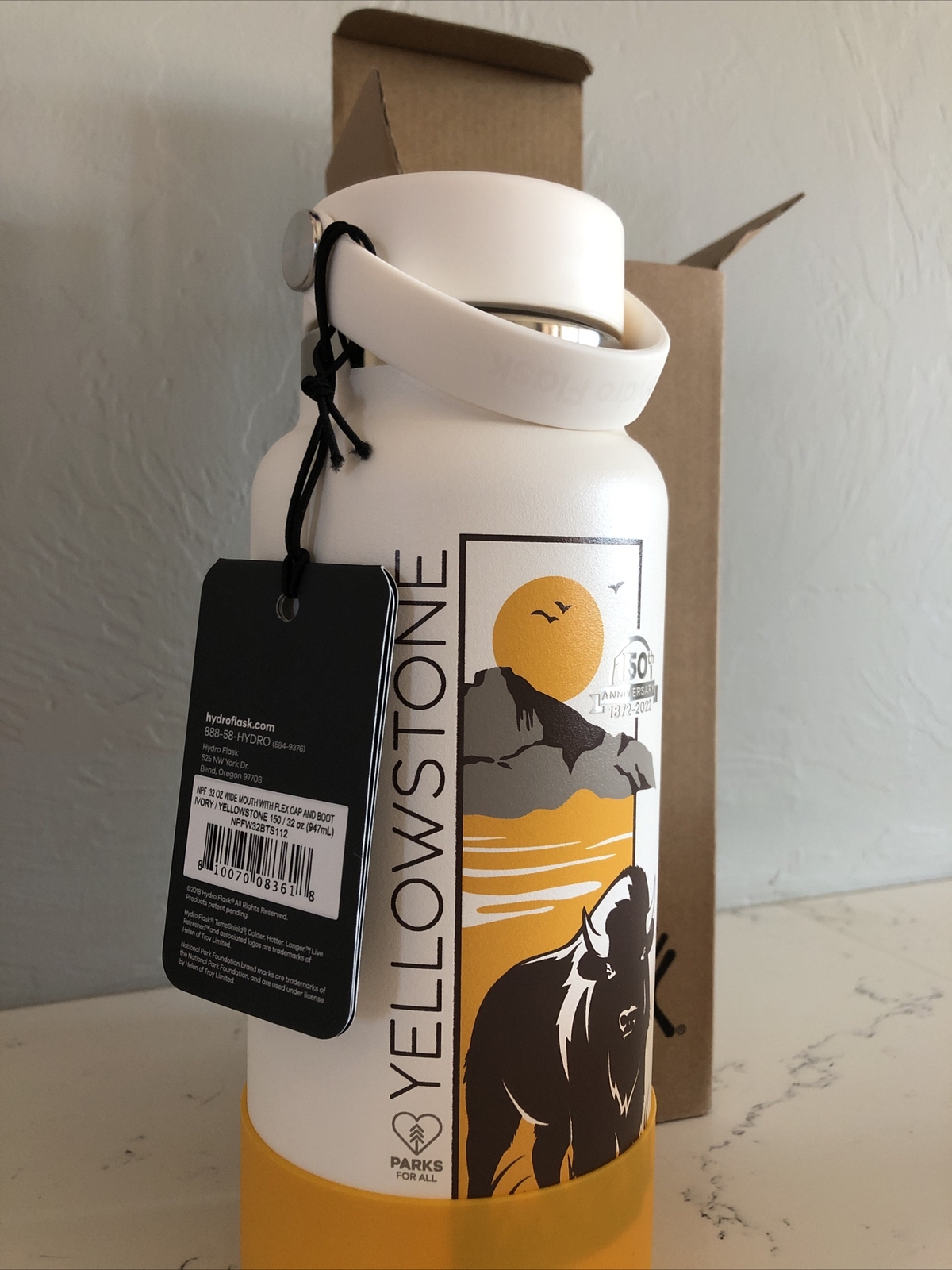 Hydro Flask 32 fl oz Bottle - Ivory/Yellowstone 150 for sale online | eBay