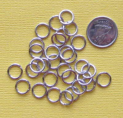 Stainless Steel Jump Rings 8mm x 1mm - Open 18 Gauge - 500 Rings ...