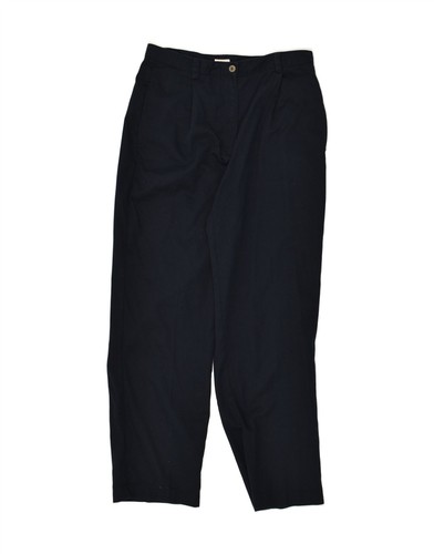 LIZ CLAIBORNE Womens Pegged Casual Trousers UK 12 Medium W30 L29 Navy ...